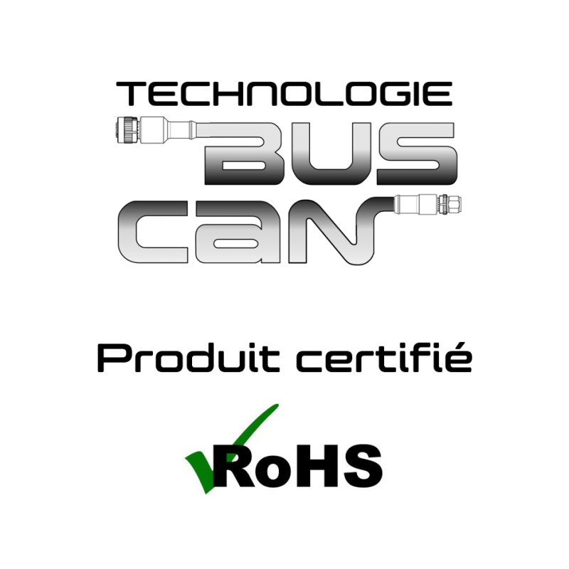 CAN bus extension cable 2 meters 5 pins